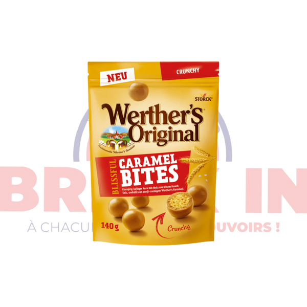 Werther’s Original Caramel Bites Crunchy – Break-in