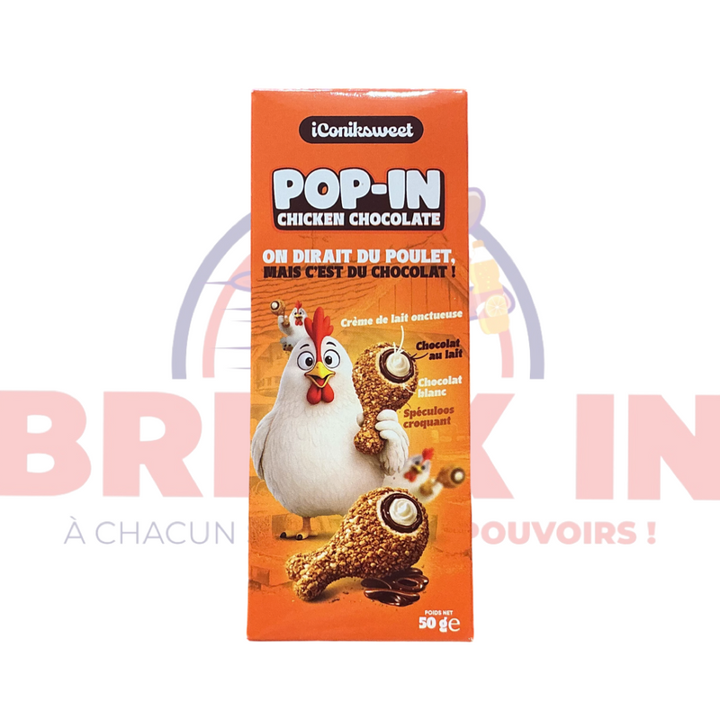 Pop-In Chicken Chocolate – Break-in